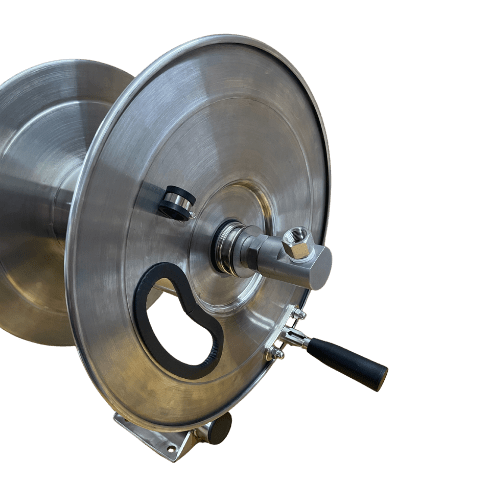 Stainless Steel Hose Reel | Stainless Steel Reel, Stand & Handle
