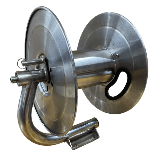 Stainless Steel Hose Reel | Stainless Steel Reel, Stand & Handle